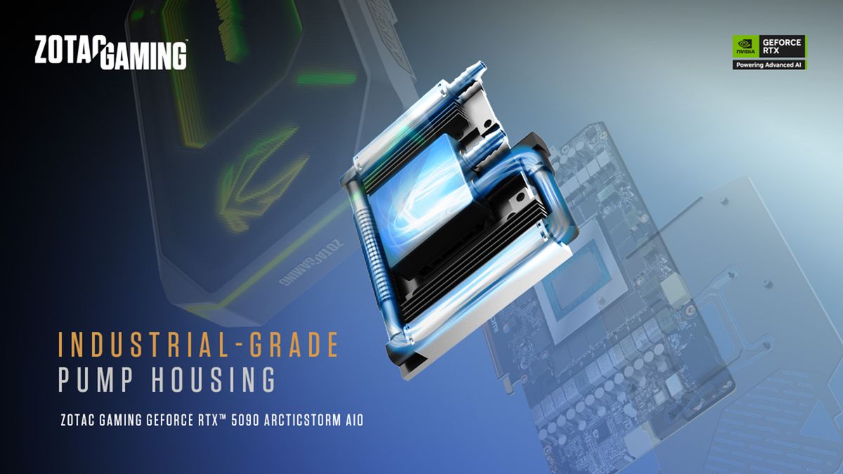 Zotac launches liquid cooled RTX 5090 with 360 mm radiator and low ...