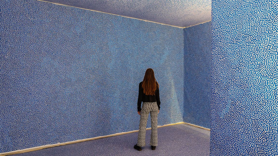 Artist Jules Wittock reveals the hidden secret to his mesmerising maze ...