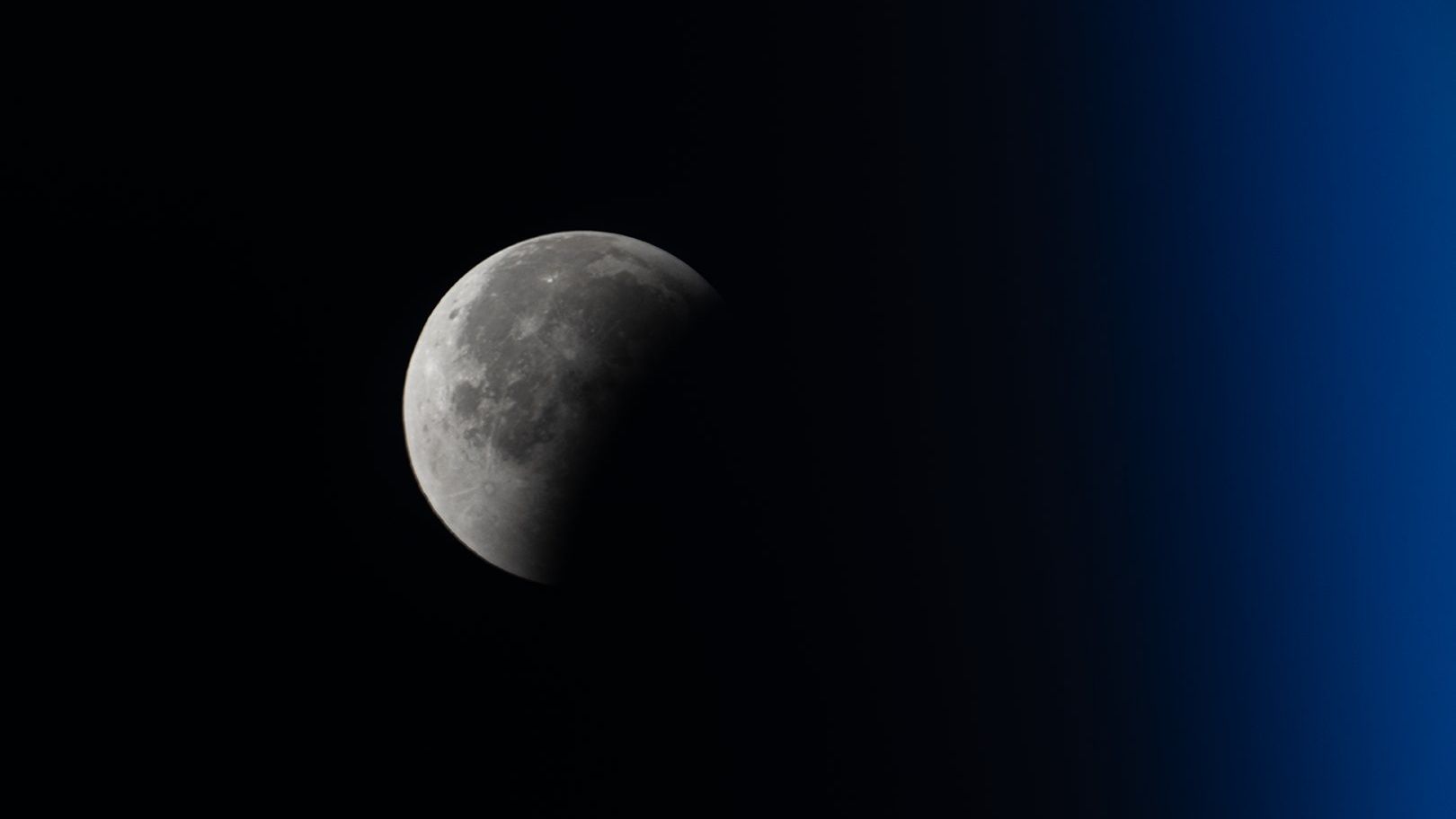 Astronauts capture amazing views of the total lunar eclipse from the ...