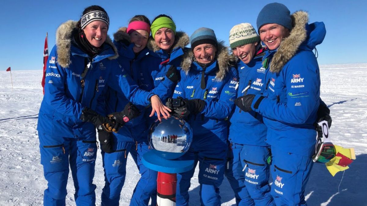 Ice Maidens: British Army team become first women to cross Antarctica ...