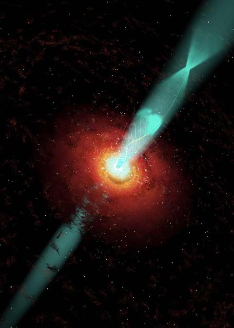 Powerful Black Hole Jet Explained | Space