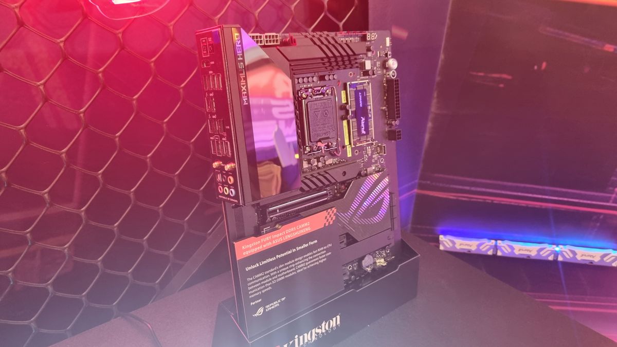 Kingston gave me my first glimpse of CAMM2 DDR5 desktop RAM at Computex ...