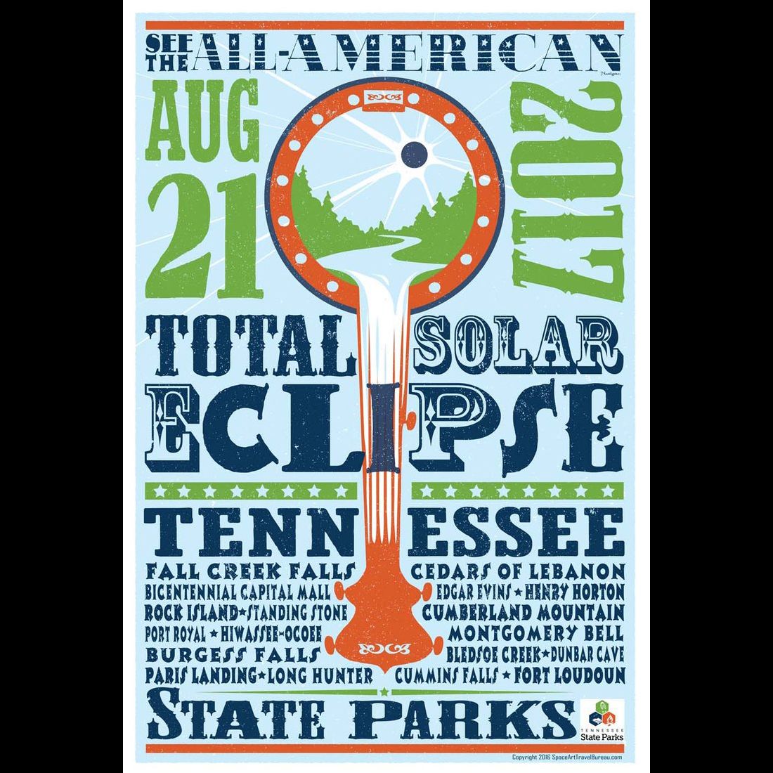 Gorgeous 2017 Solar Eclipse Posters by Astronomer-Artist Tyler Nordgren ...