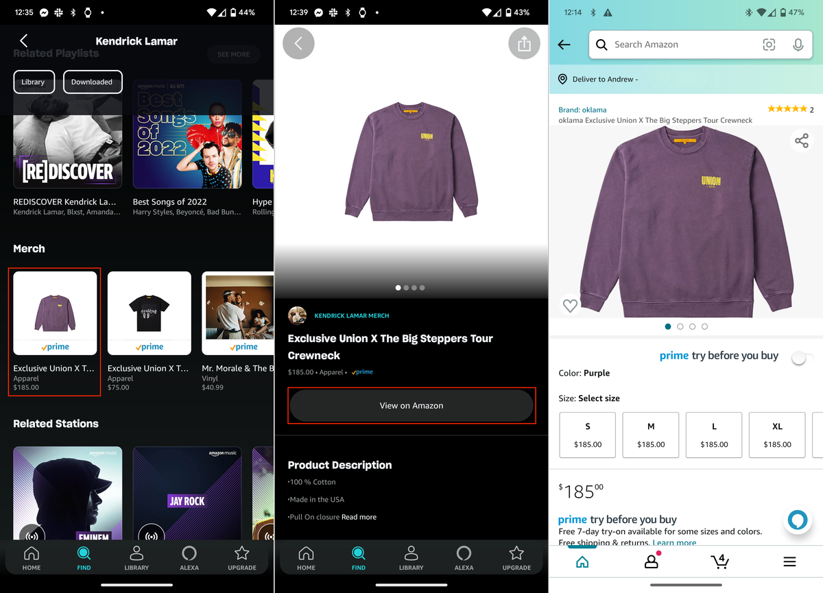 How to order artist merch through the Amazon Music app | Android Central