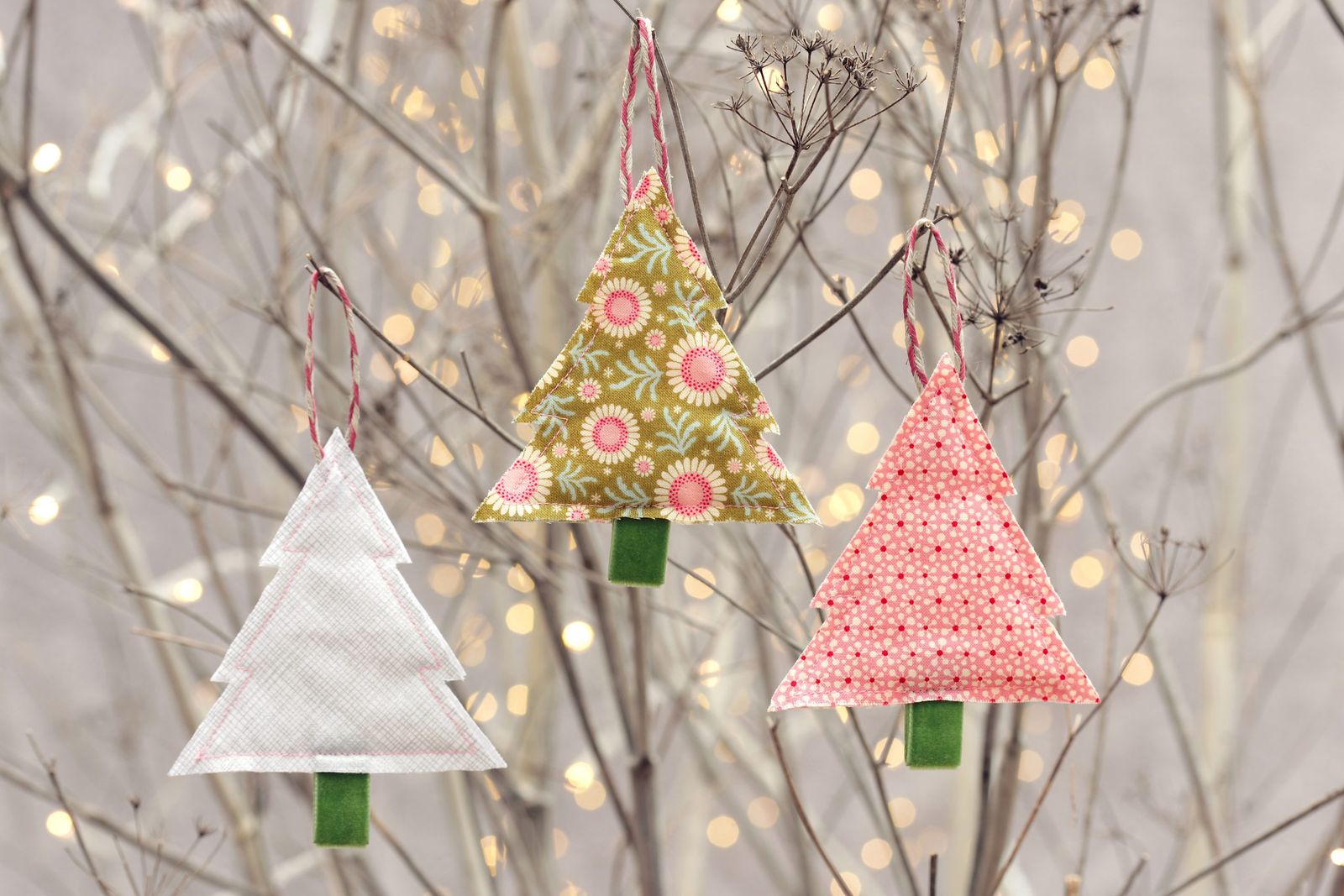How to make Christmas patchwork decorations | GoodtoKnow