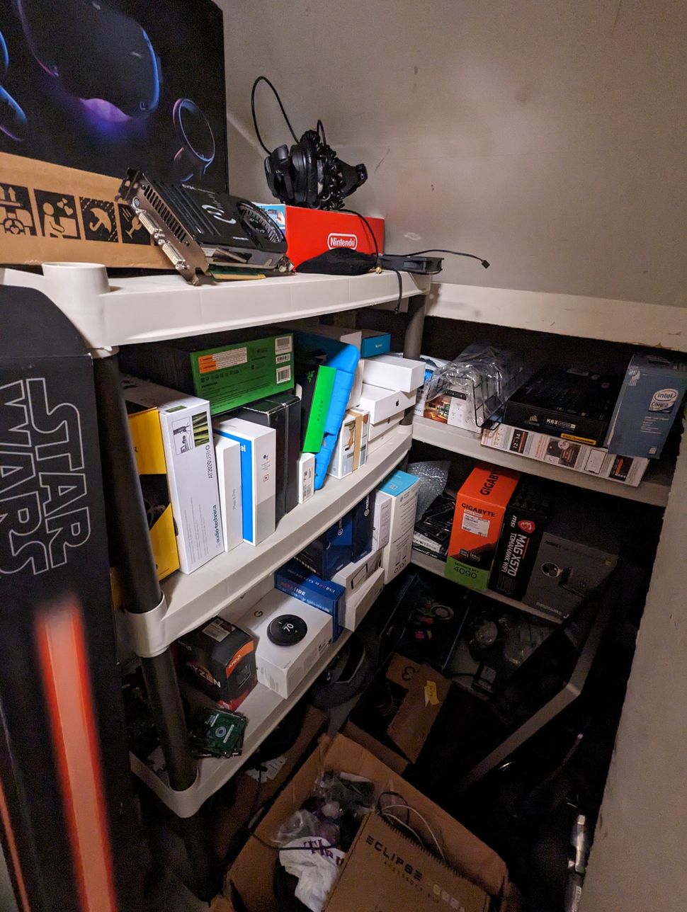 We need to talk about all the fans, hard drives and boxes we're ...