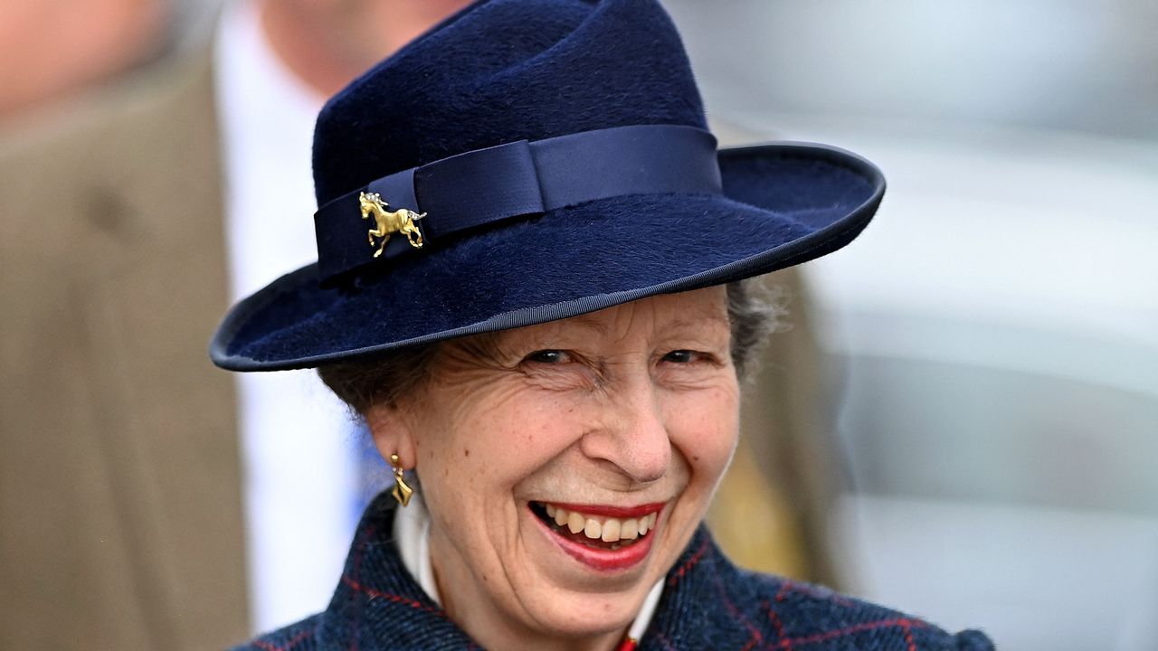 Princess Anne upped the ante with sharp red and navy suit | Woman & Home