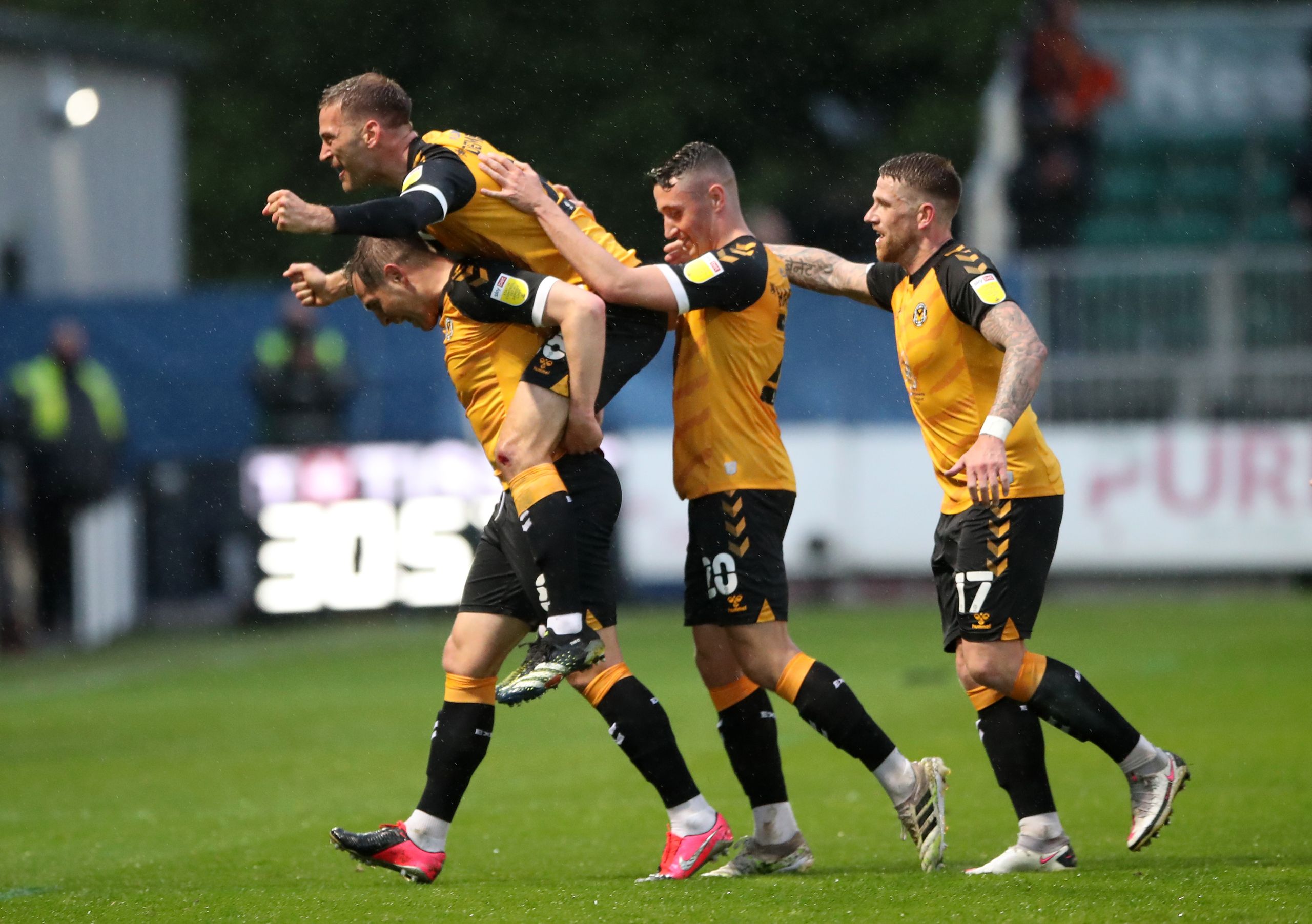 Stunning strike from Matty Dolan puts Newport on course for Wembley ...