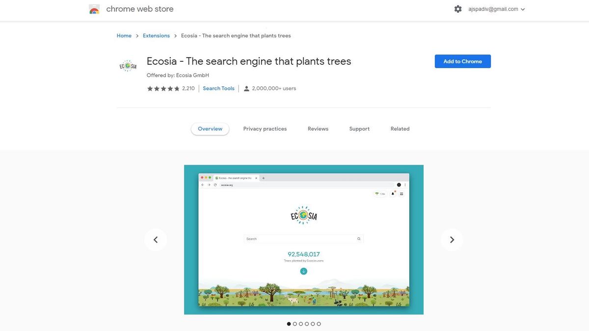 Ecosia search engine review | TechRadar