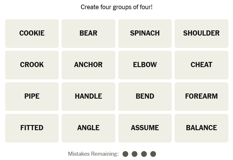 NYT Connections today hints and answers — Monday, January 20 (#589 ...