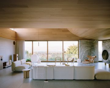 Tour this hilltop California home built seamlessly into the landscape ...