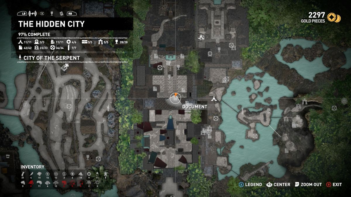 The Hidden City document locations - Complete Shadow of the Tomb Raider ...