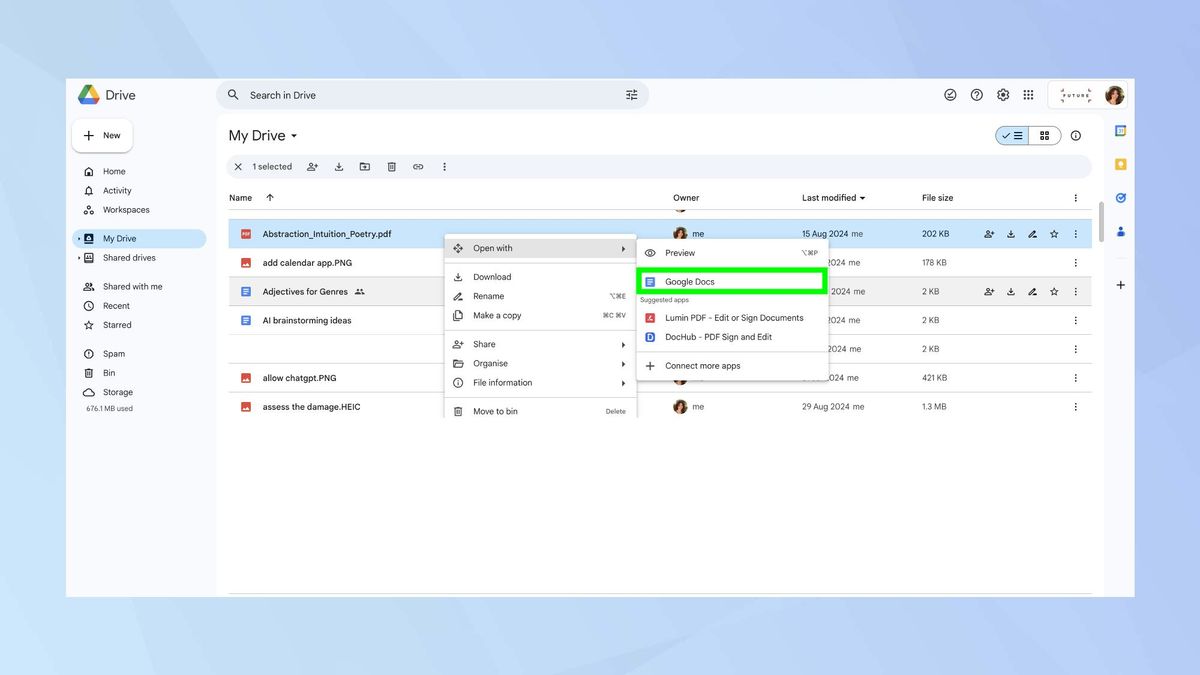 How to edit a PDF in Google Docs | Tom's Guide