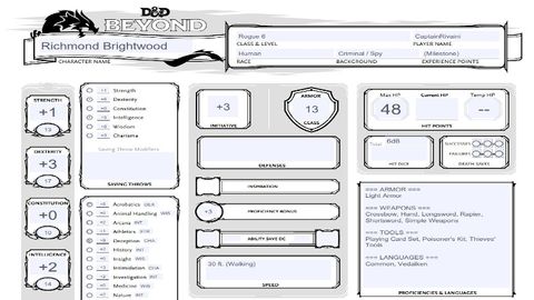 How to make a DND character sheet | TechRadar