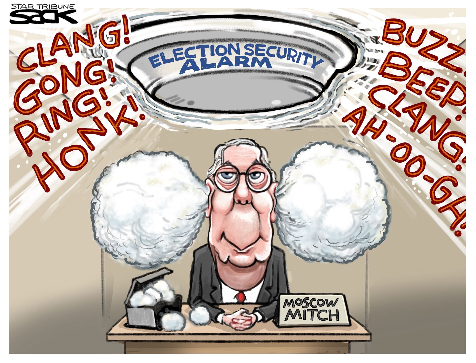 5 Brutally Funny Cartoons About Mitch Mcconnells Russia Inaction The