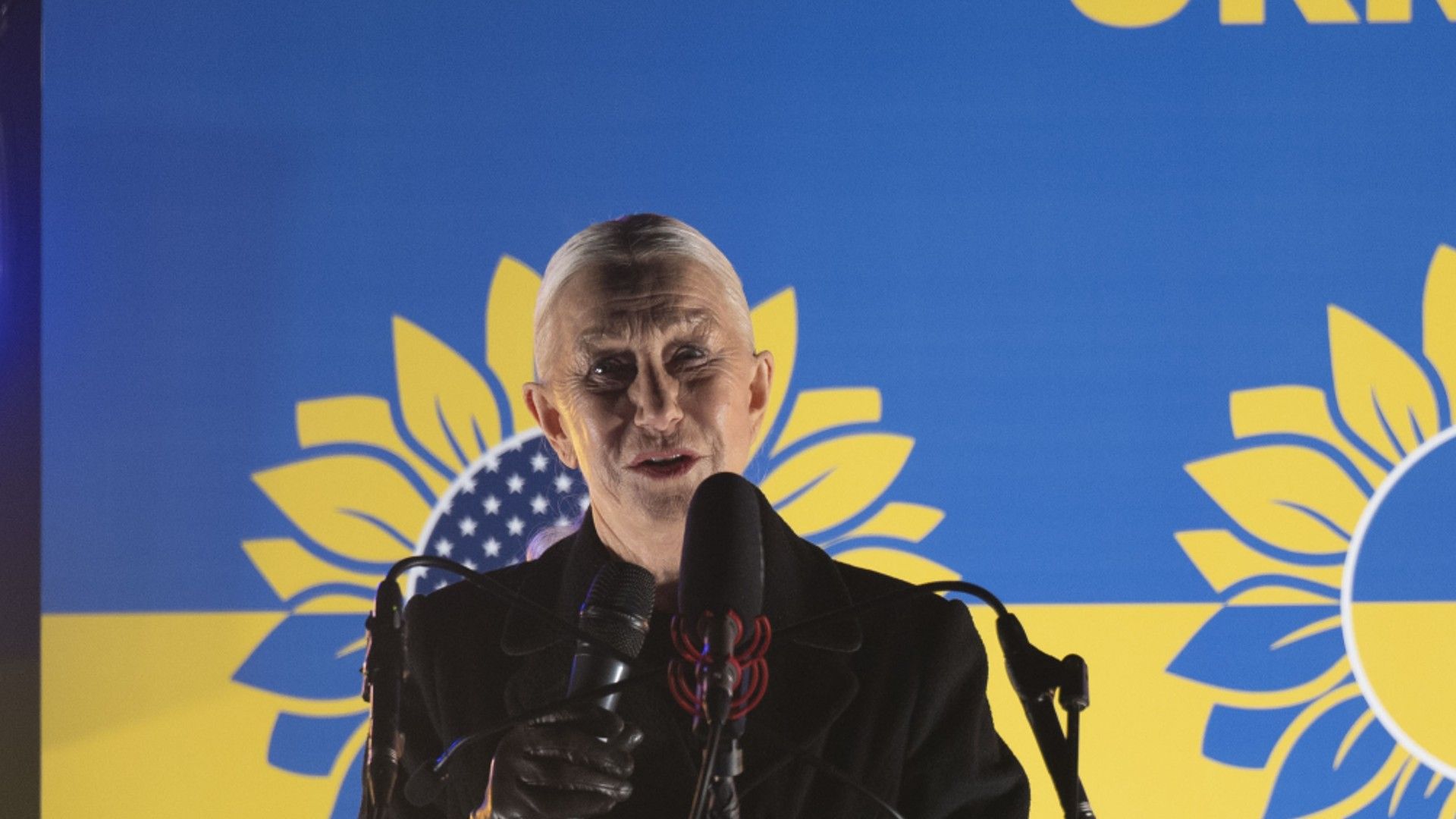 Helen Mirren tears up reading poem on anniversary of Ukraine invasion ...