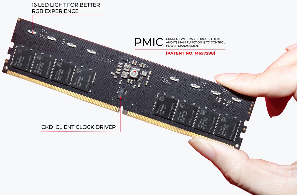 V-Color unveils DDR5 CUDIMM modules with RGB LEDs and up to 9200 MT/s ...