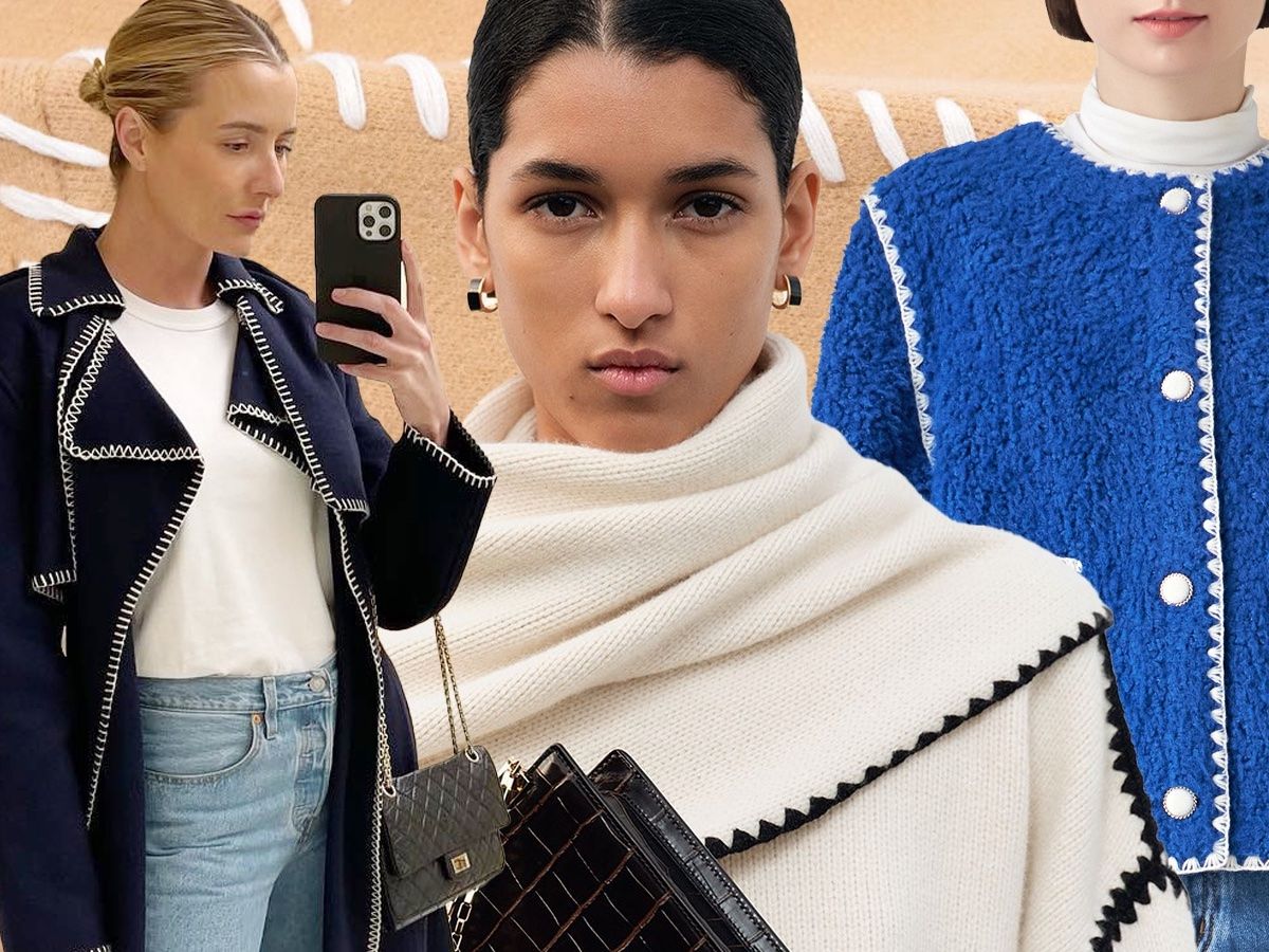30 Incredibly Chic Pieces With Contrast Stitching | Who What Wear