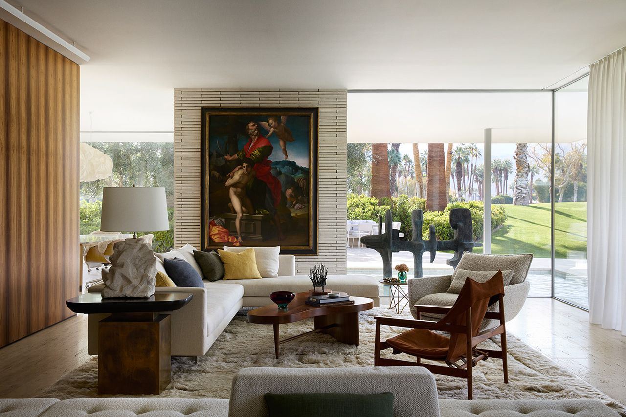 Tour Steven Harris' and Lucien Rees Roberts' Rancho Mirage home ...