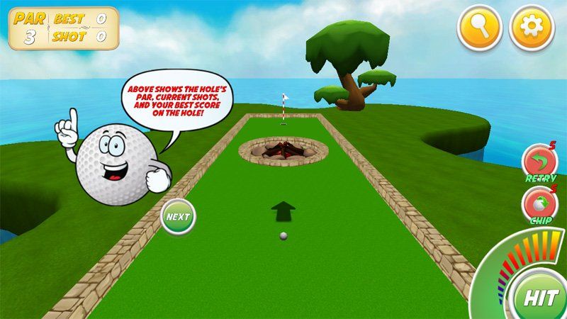 Mini Golf Stars for Windows Phone - complete with loop to loops, sand ...