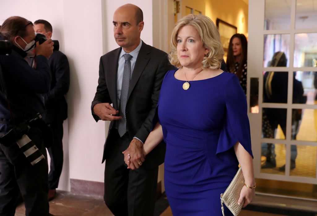Labor Secretary Eugene Scalia's wife, a recent White House guest, tests ...