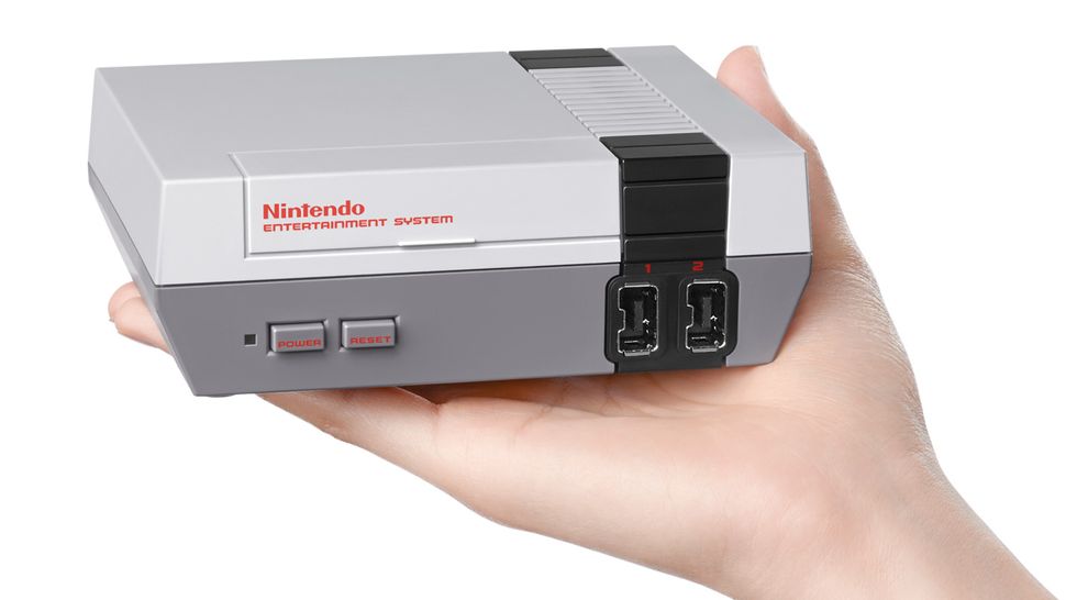 Here's an NES Mini loaded up with 54 extra games like it's no big deal ...