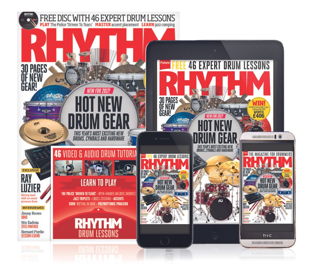 March 2017 issue of Rhythm on sale now! | MusicRadar