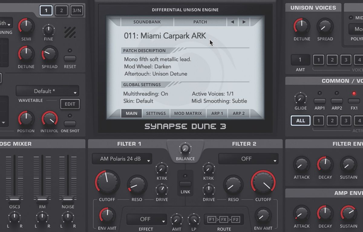 How to master Synapse Audio Dune 3's Swarm oscillator and dual filter ...