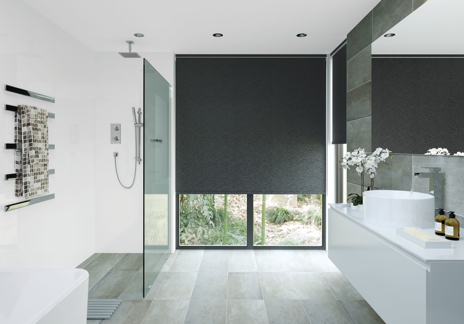 11 bathroom window ideas you'll love - from Roman blinds to colourful ...