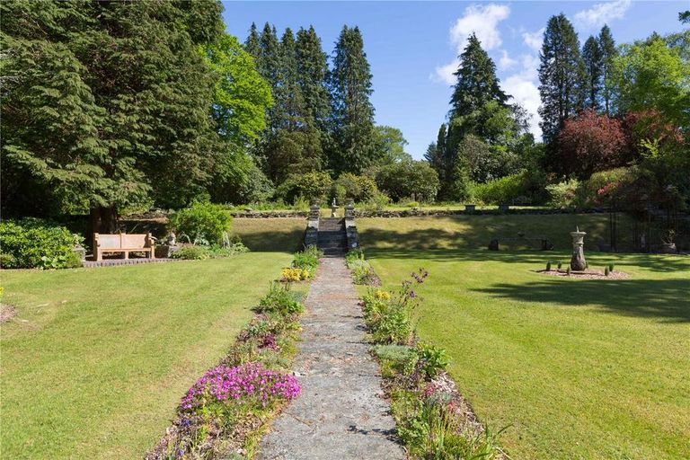 A beautifully restored Regency castle, standing proudly over the ...