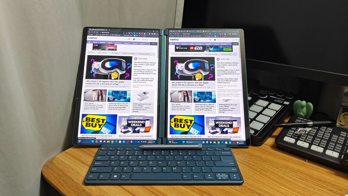 MacBooks are as exciting as a bar of soap — but Lenovo’s dual-screen ...