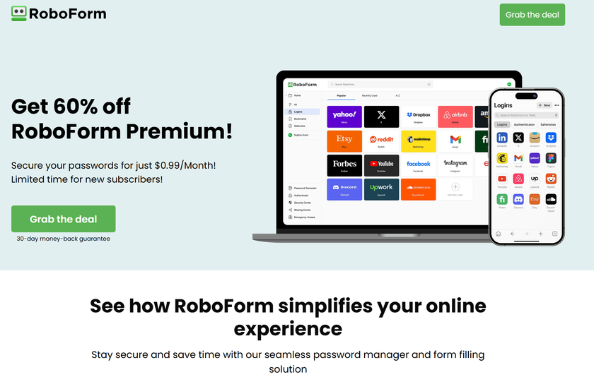 RoboForm Review: pros & cons, features, ratings, pricing and more ...