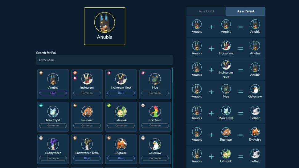 Palworld breeding combos calculator: Chart of every combination ...