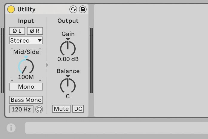 How to use mid/side EQ in Ableton Live: "When we split mid and sides ...