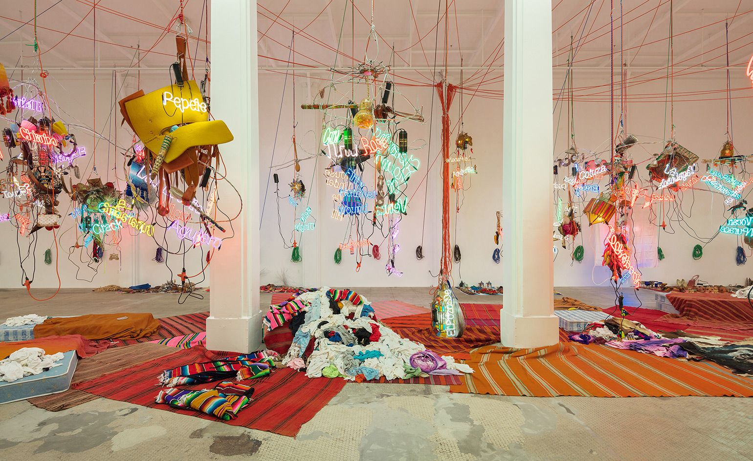 Capitalist chaos: a major survey of Jason Rhoades takes Los Angeles by ...