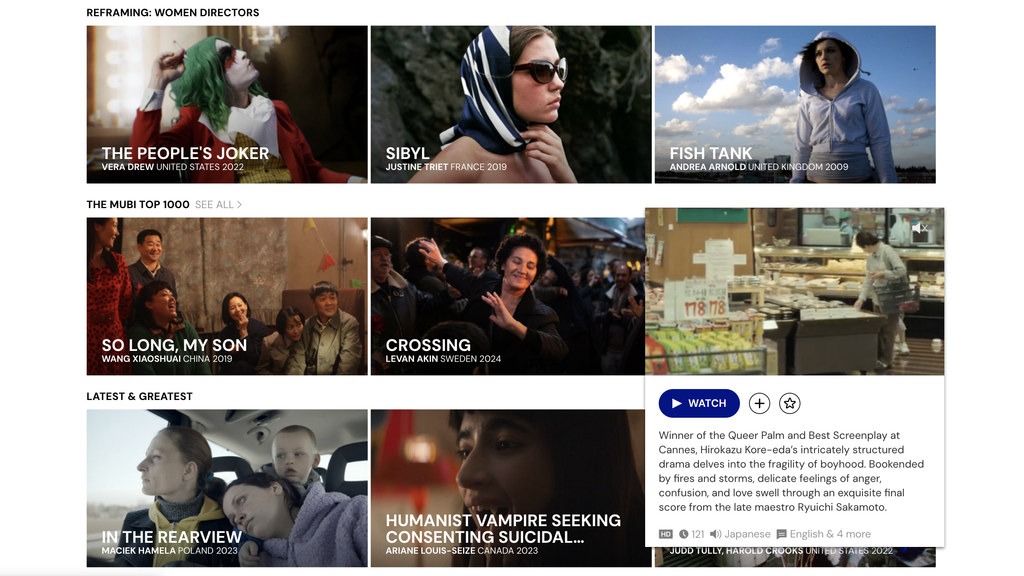 Mubi is my favorite streaming service of the year – here are 4 reasons ...