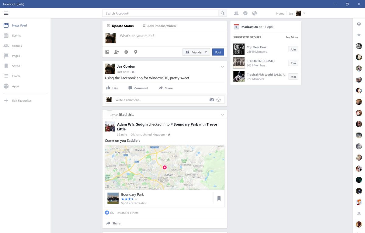 Facebook Beta for Windows 10 appears to be accepting new users ...