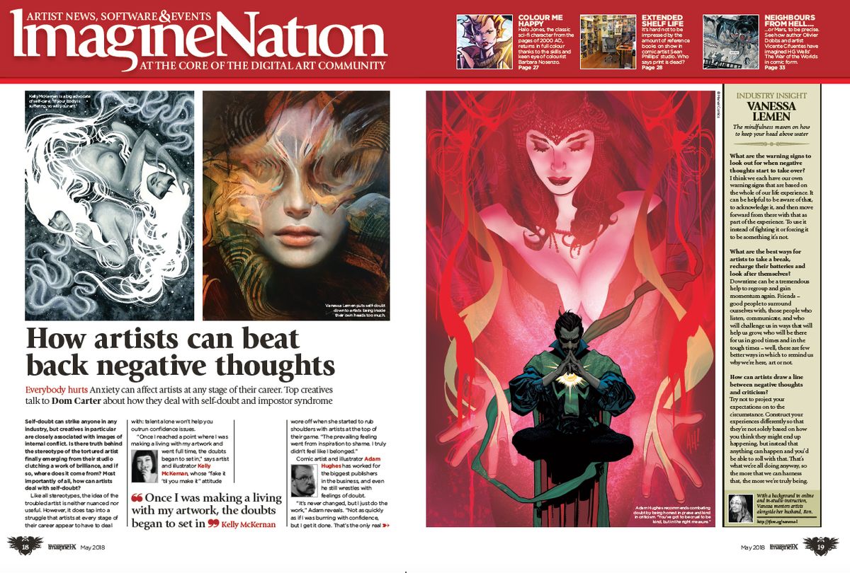 Create explosive comic art with ImagineFX issue 160 | Creative Bloq