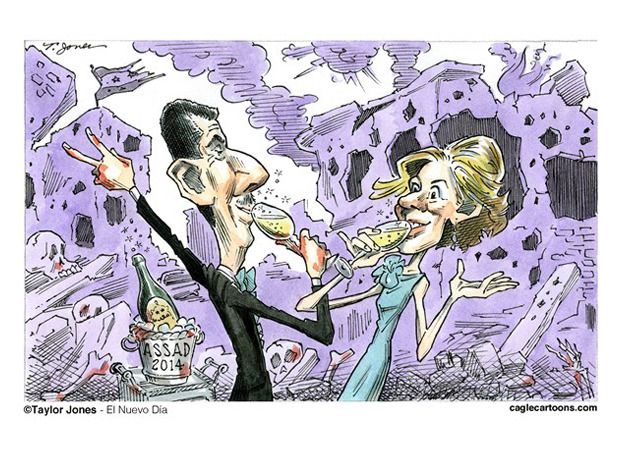 Political cartoon Syria Assad | The Week