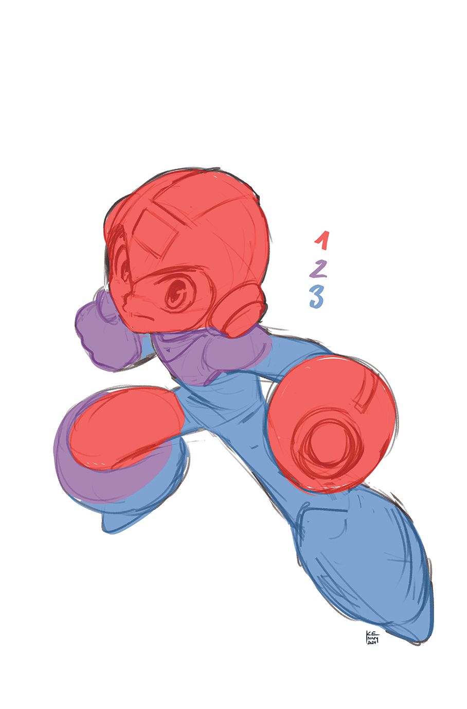 Here's how we made the cover art for the new Mega Man Timelines ...