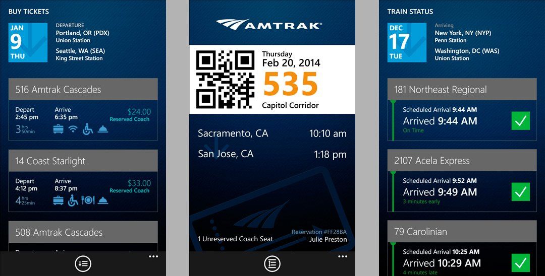 Amtrak releases official app for Windows Phone 8 | Windows Central