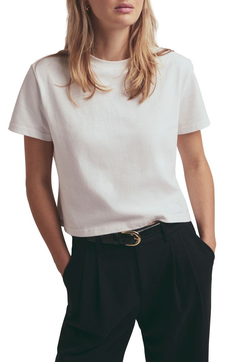 9 Chic Outfit Ideas for a Button-Down Shirt and a T-Shirt | Who What Wear