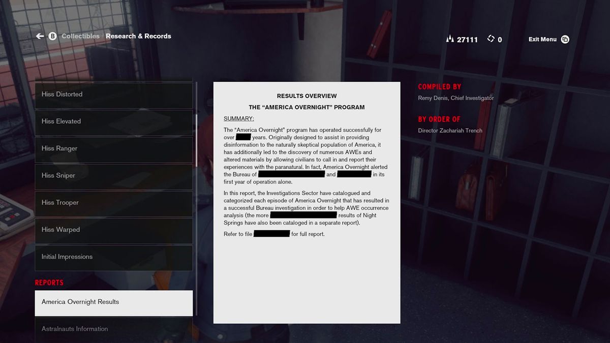 Control Easter eggs and how it connects to Alan Wake | GamesRadar+