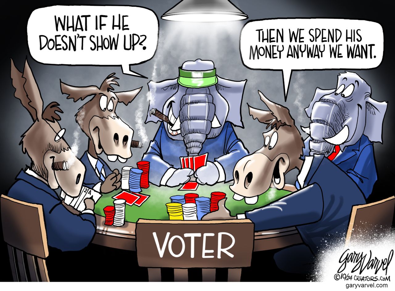 Today's political cartoons - October 8, 2024 | The Week