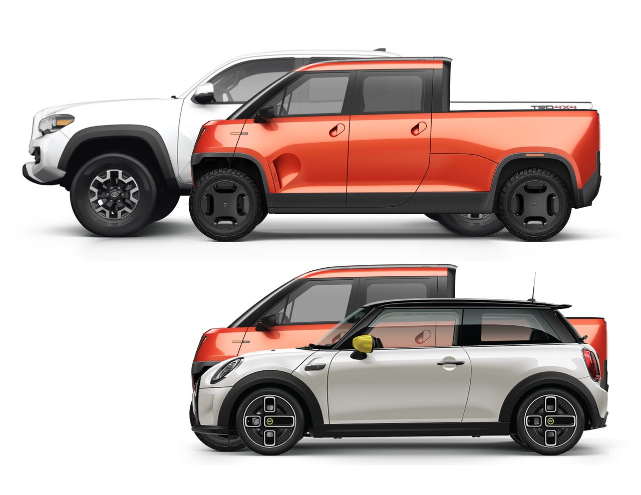 Meet the final drivable prototype of the Telo MT1 pickup truck, shaped ...