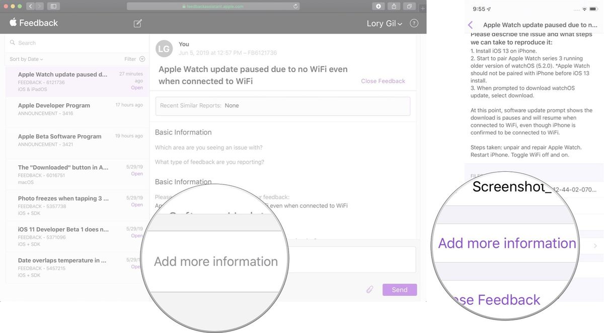 How to send feedback to Apple about iOS, iPadOS, macOS, watchOS, and ...