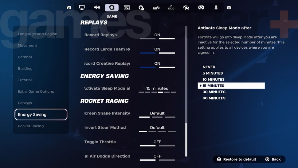 Fortnite Sleep Mode: What does it do and how to activate it | GamesRadar+