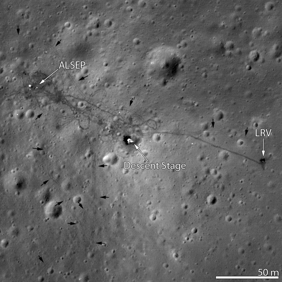 Photos: New Views of Apollo Moon Landing Sites | Space