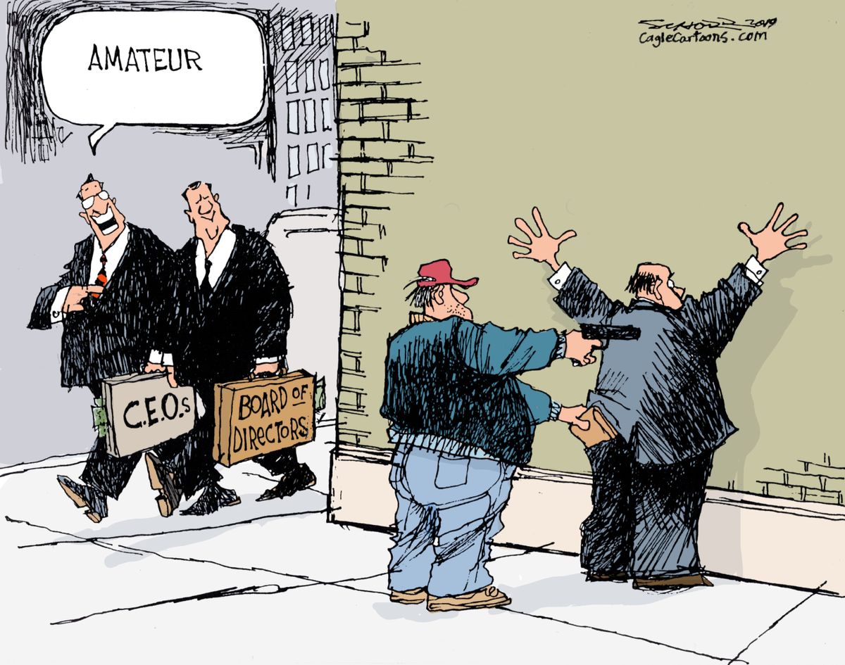 Editorial Cartoon U.S. income inequality | The Week