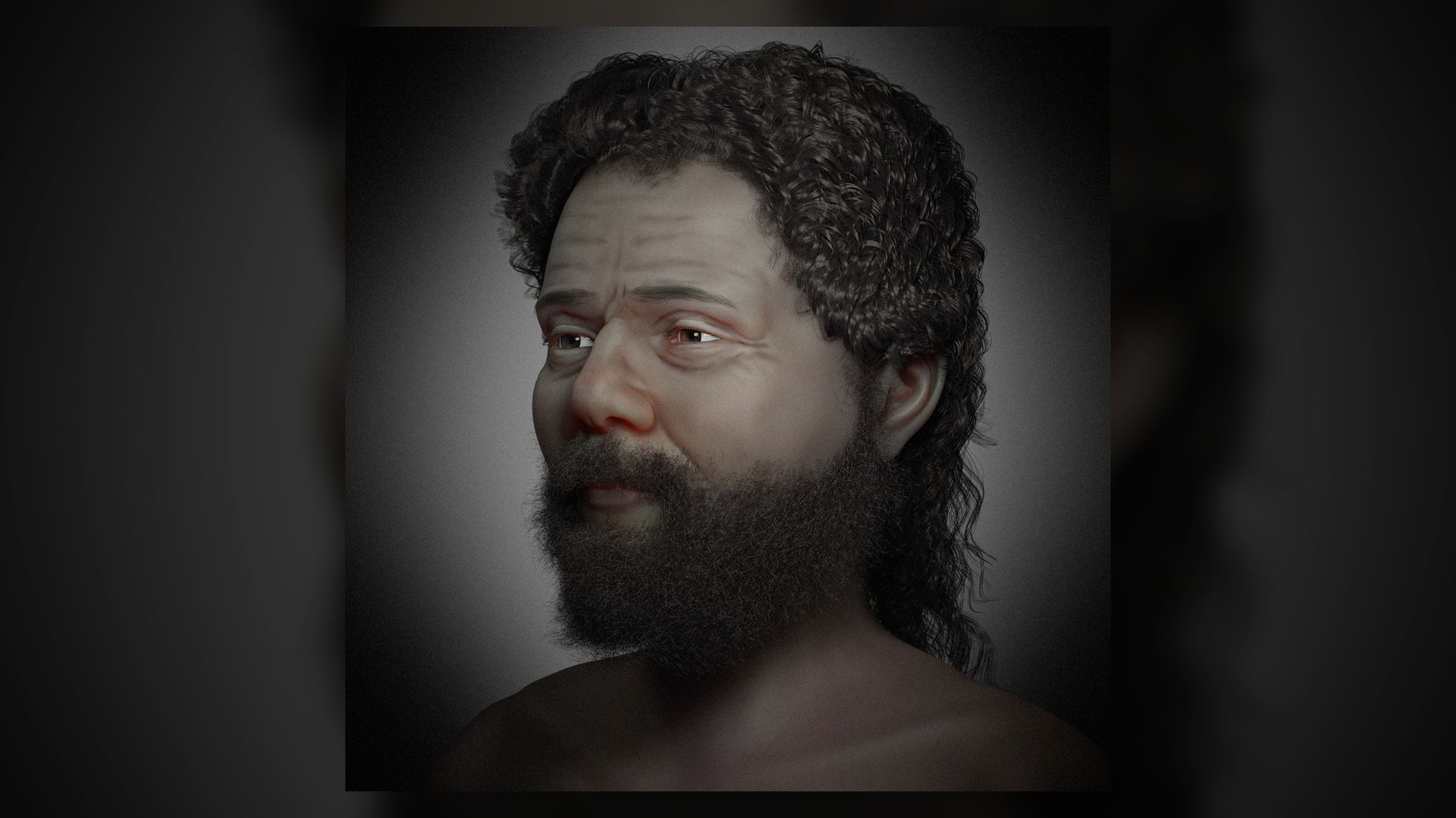 Look at the face of the 'Jericho Skull,' buried 9,000 years ago with ...